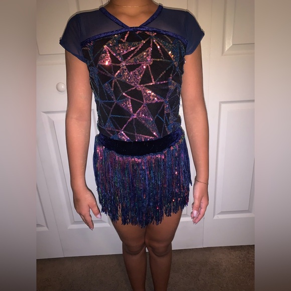 Weissman | Costumes | Weissman Blue Dance Costume | Poshmark